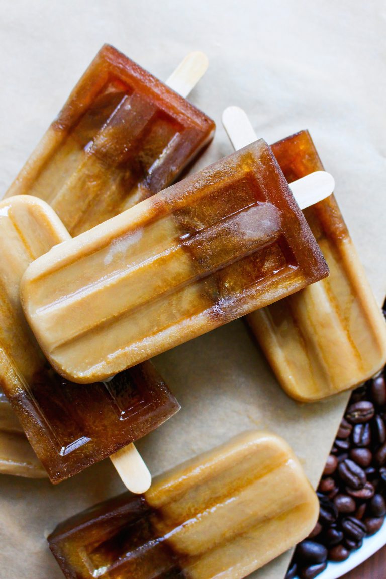 Creamy Cold Brew Popsicles - Yes to Yolks