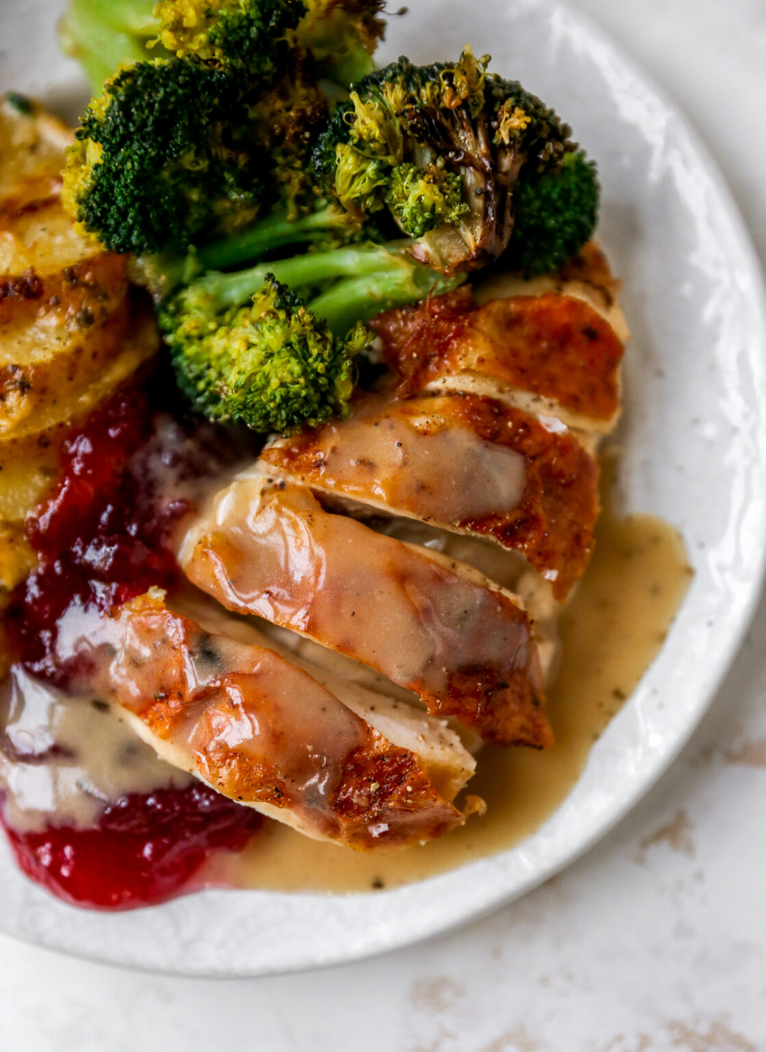 Turkey with White Wine & Truffle Gravy - Yes to Yolks