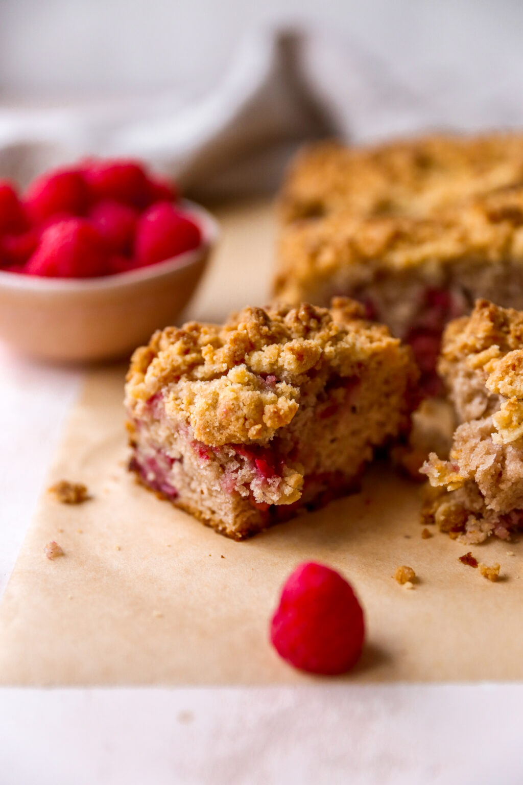 Fresh Raspberry Coffee Cake - Yes to Yolks